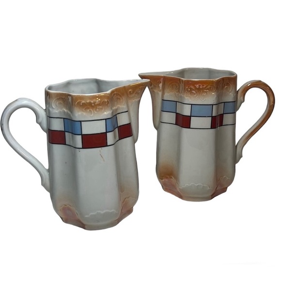 Vintage | Dining | Vintage German Lusterware Milk Juice Water Syrup ...